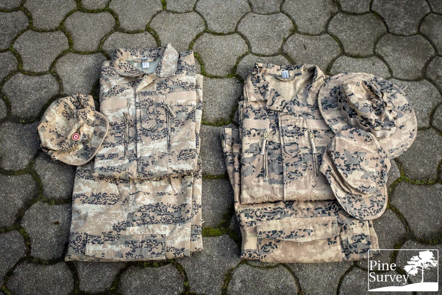 Austrian Desert Camouflage - Tarnanzug Beige - Pine Survey